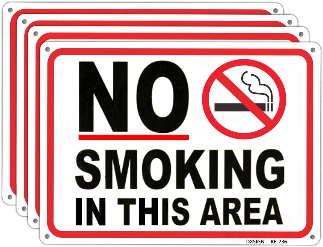 No Smoking Signs- Rentastic Party - New York's Premier Event & Tent Rental