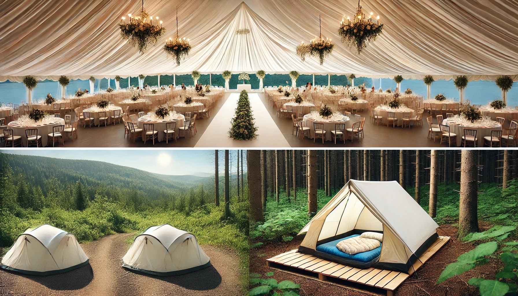 Event Tents vs. Camping Tents: Key Differences - Rentastic Party - New ...